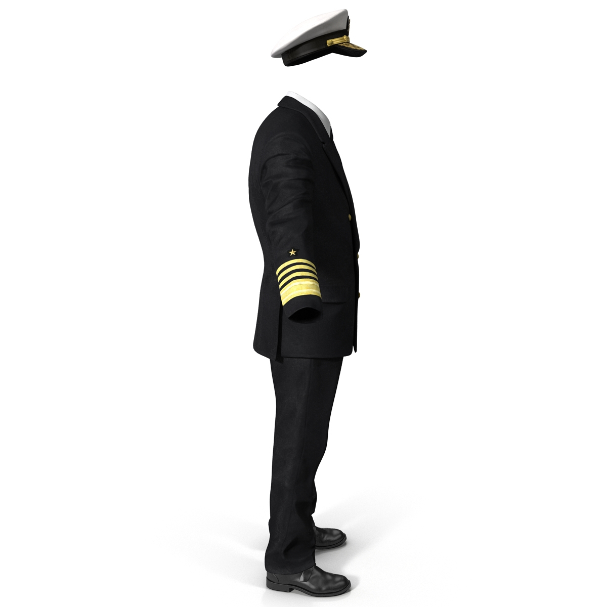 3d model admiral uniform