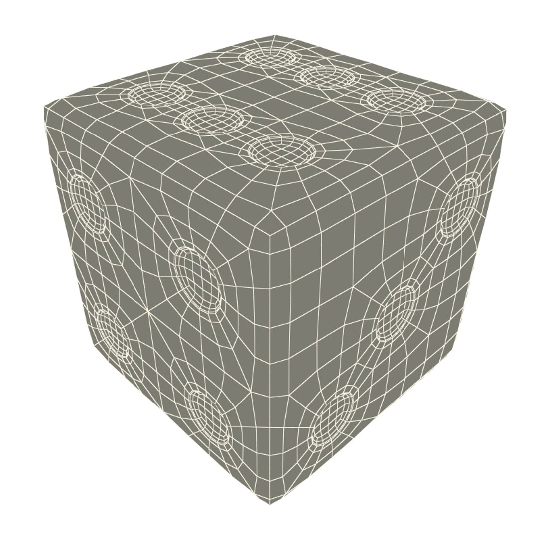 3d Dice V2 Model