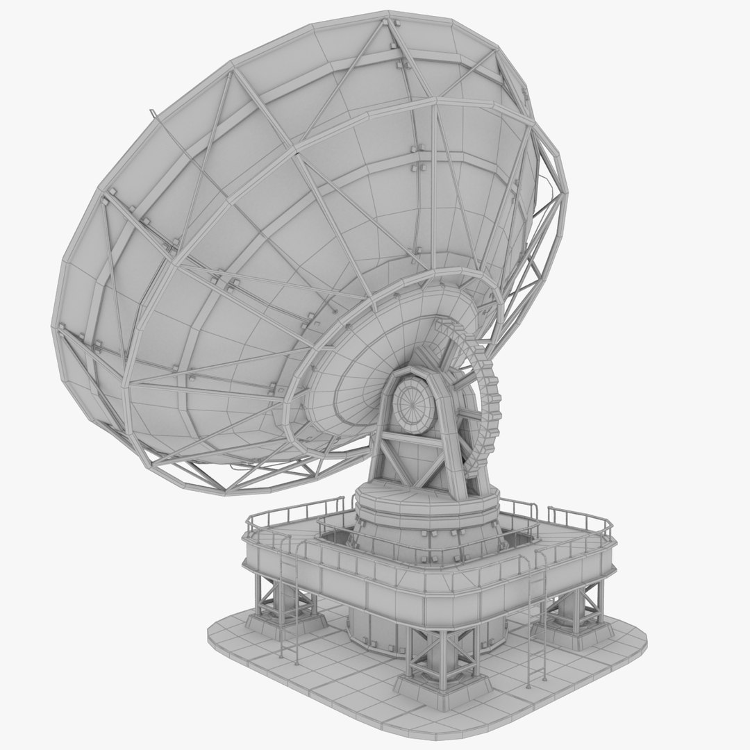 3D Model Satellite Dish - TurboSquid 1197367