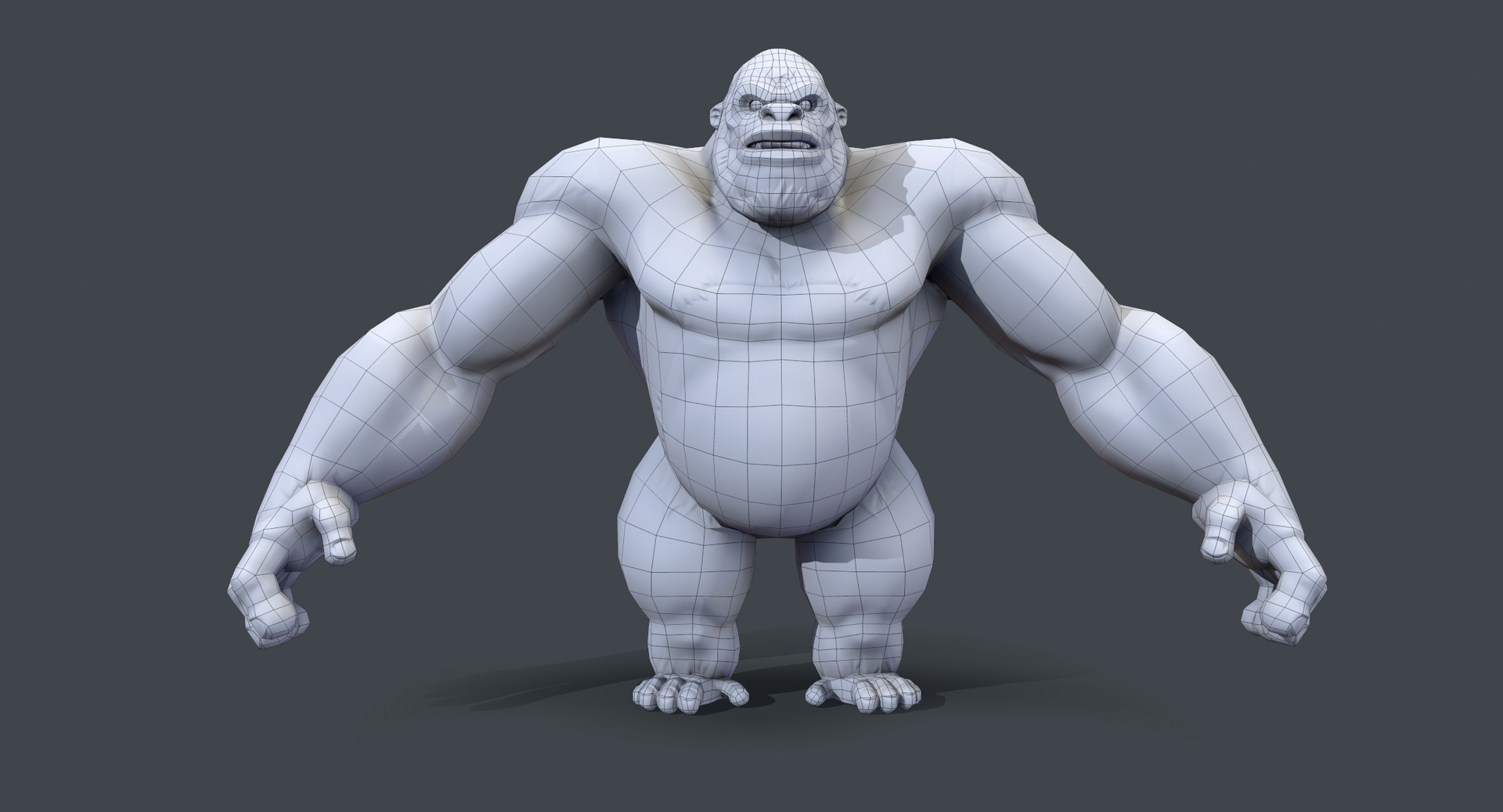 3D Model Ready Gorilla - TurboSquid 1448191