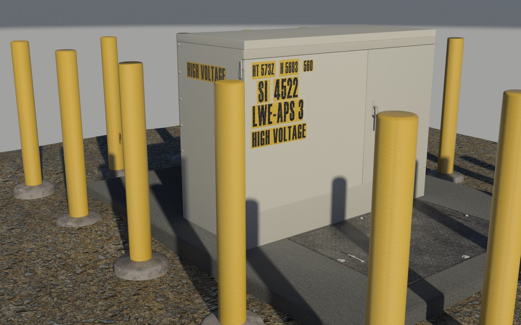 Max Outdoor Electrical Substation Pillars