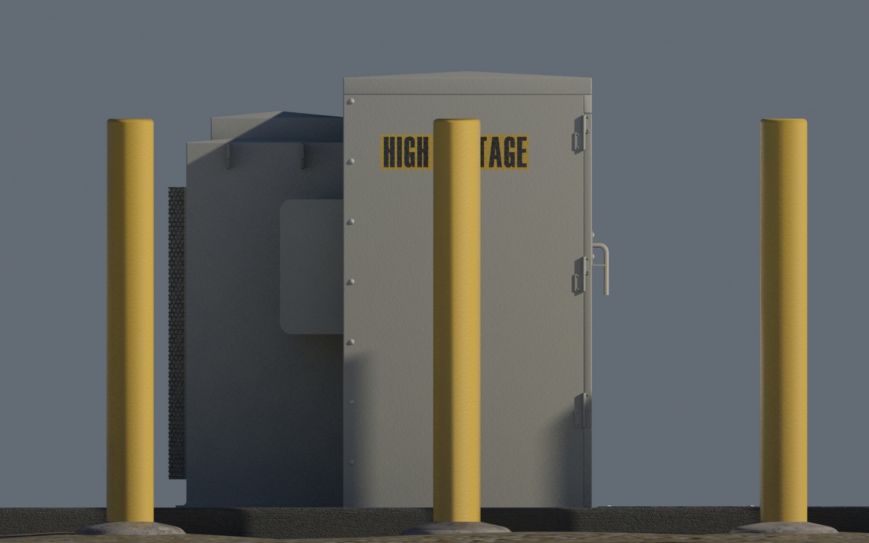 Max Outdoor Electrical Substation Pillars