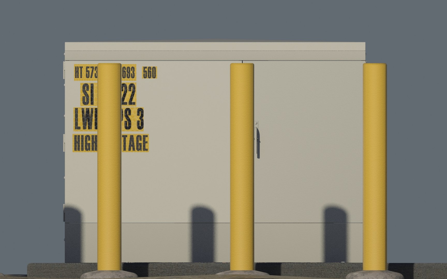 Max Outdoor Electrical Substation Pillars