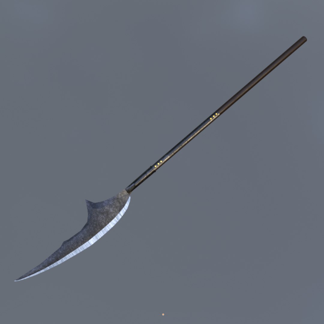 3D Medieval Glaive Model - TurboSquid 2254151