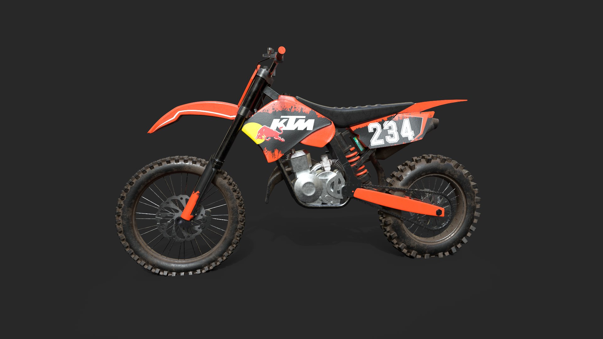 3D Dirt Bike Model - TurboSquid 1705167