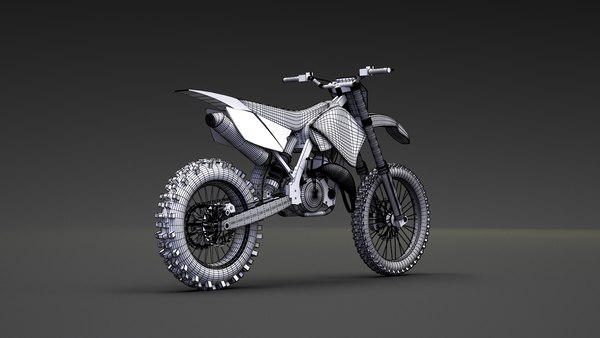 3D dirt bike model - TurboSquid 1705167