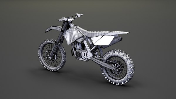 3D dirt bike model - TurboSquid 1705167