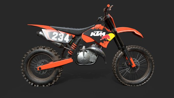 3D dirt bike model - TurboSquid 1705167