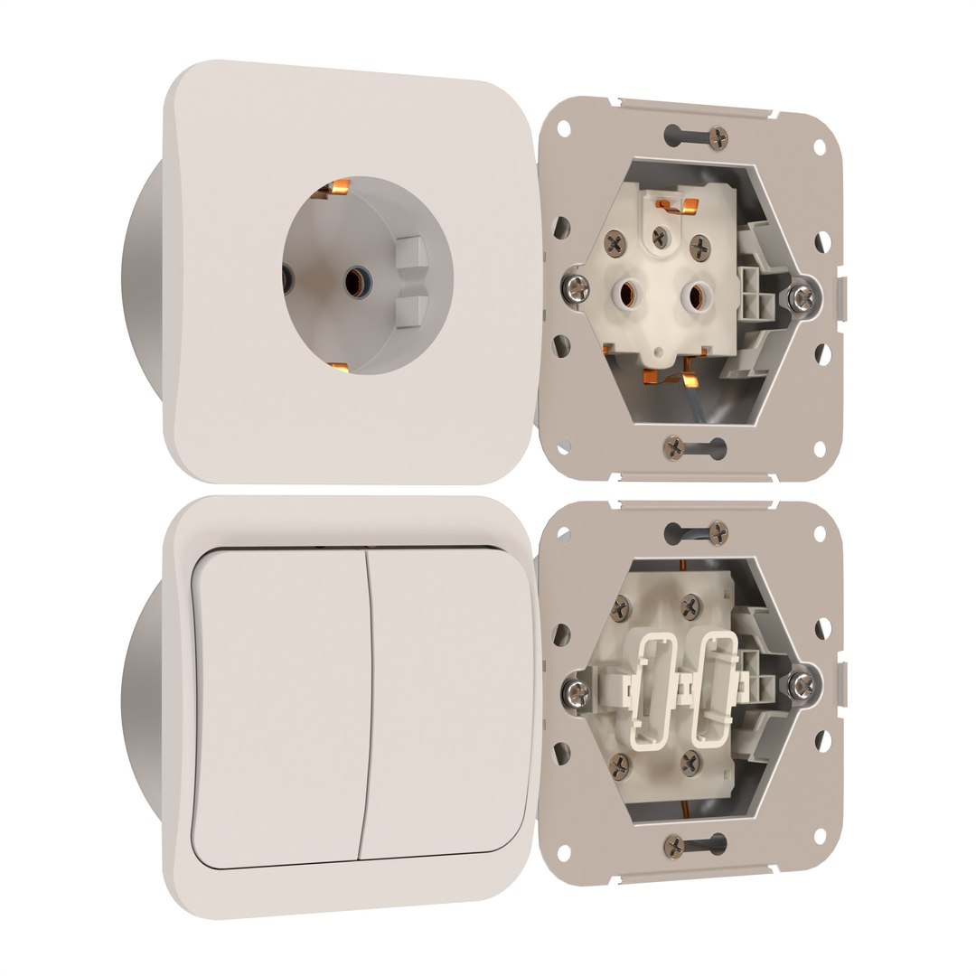 3D Power socket model - TurboSquid 2182527