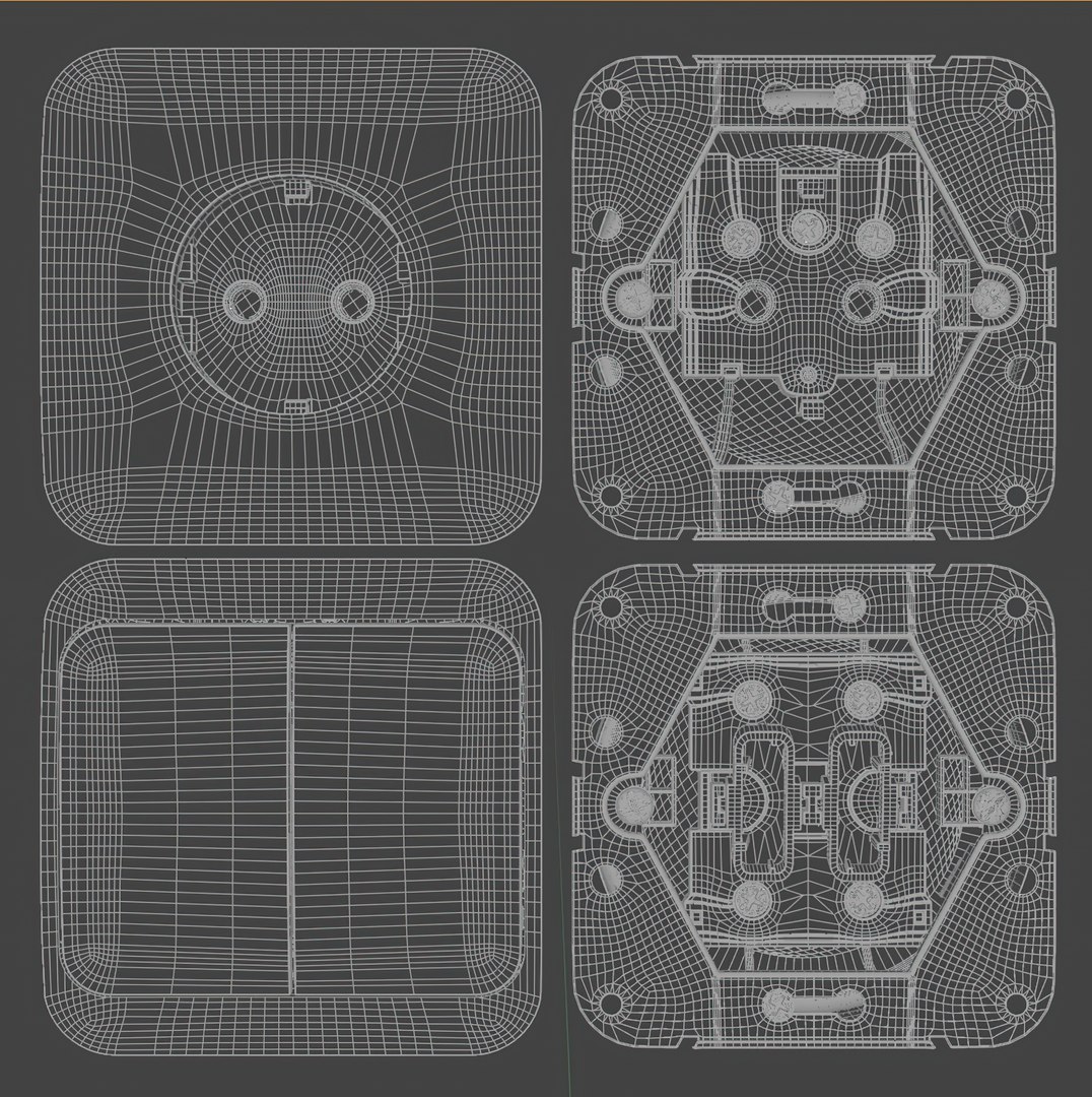 3D Power socket model - TurboSquid 2182527