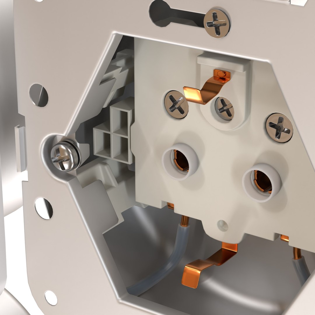 3D Power socket model - TurboSquid 2182527