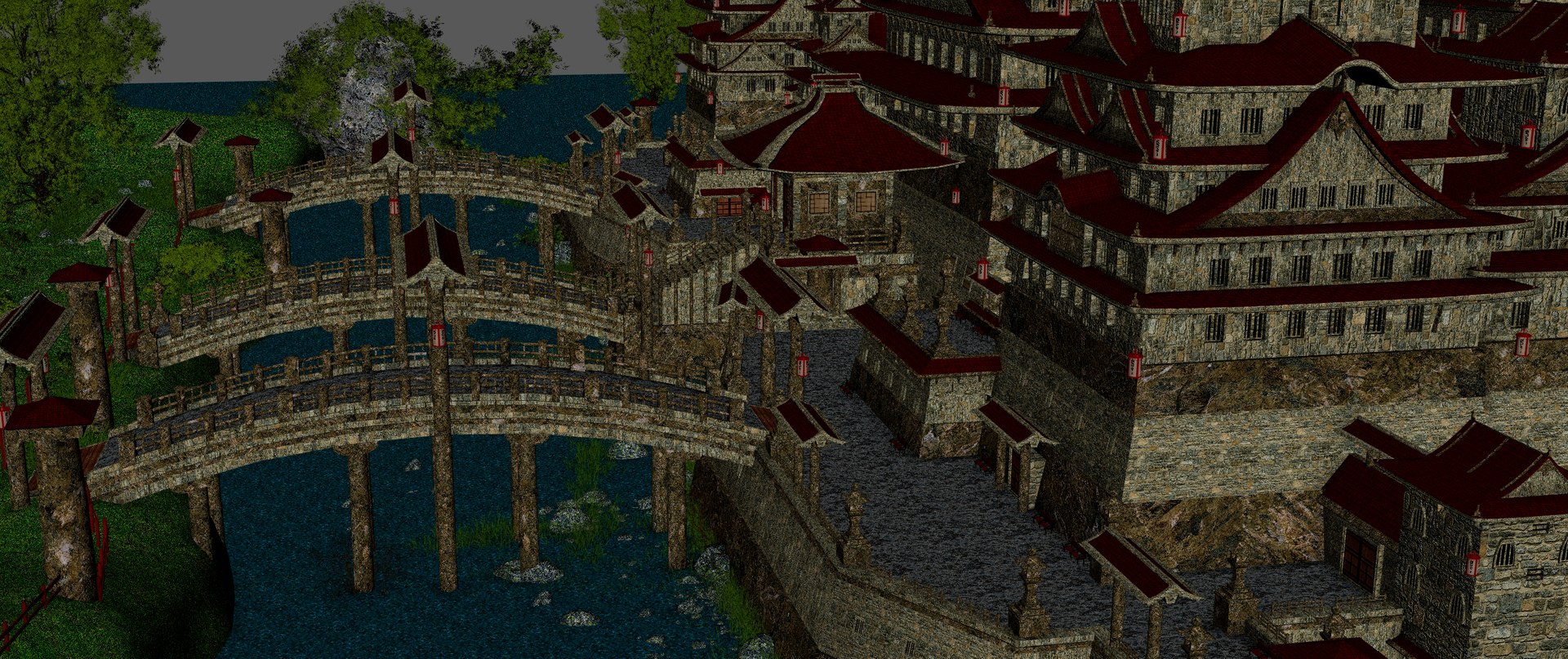 Fantasy Asian Castle 3D - TurboSquid 1962304