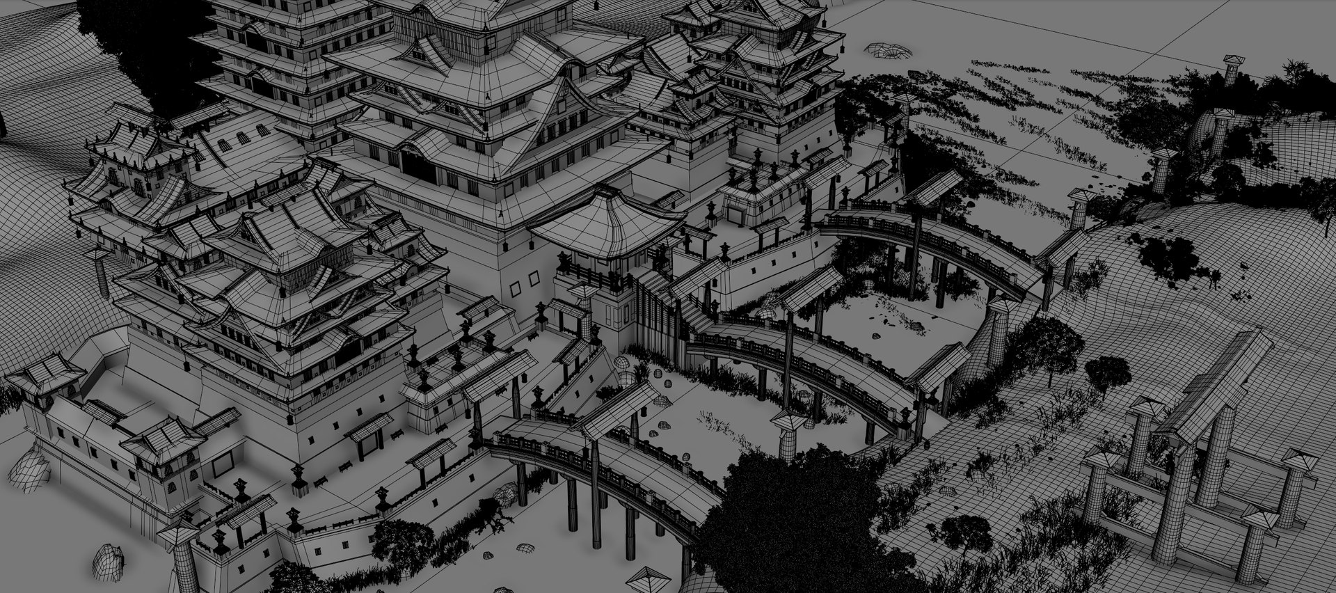 Fantasy Asian Castle 3D - TurboSquid 1962304