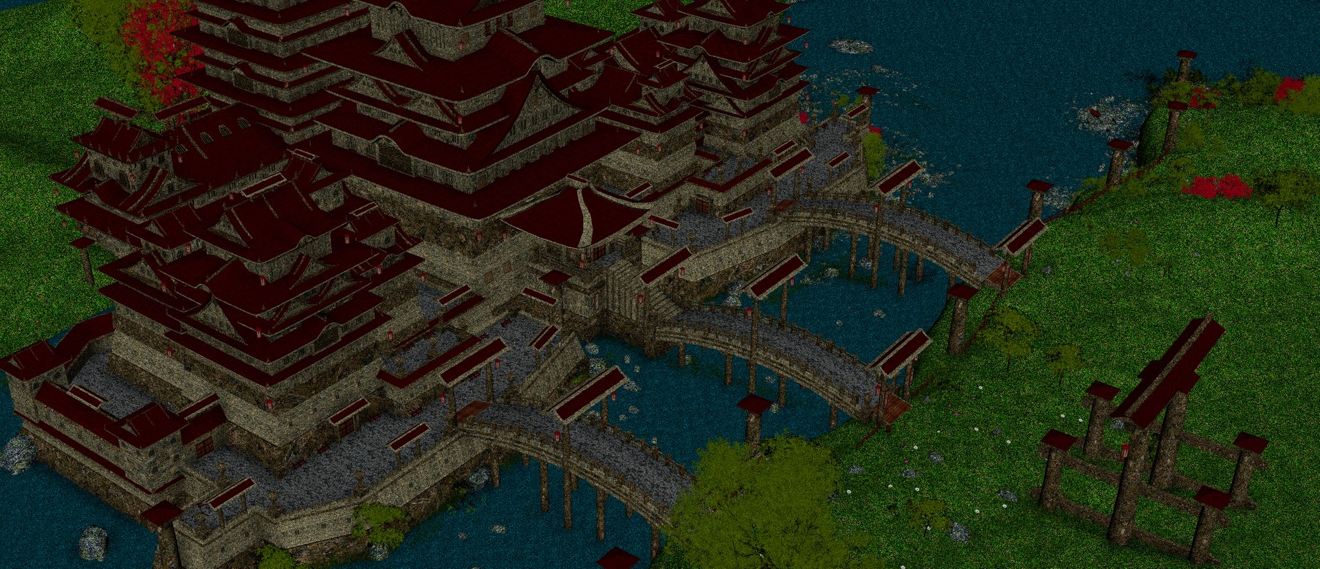 Fantasy Asian Castle 3D - TurboSquid 1962304