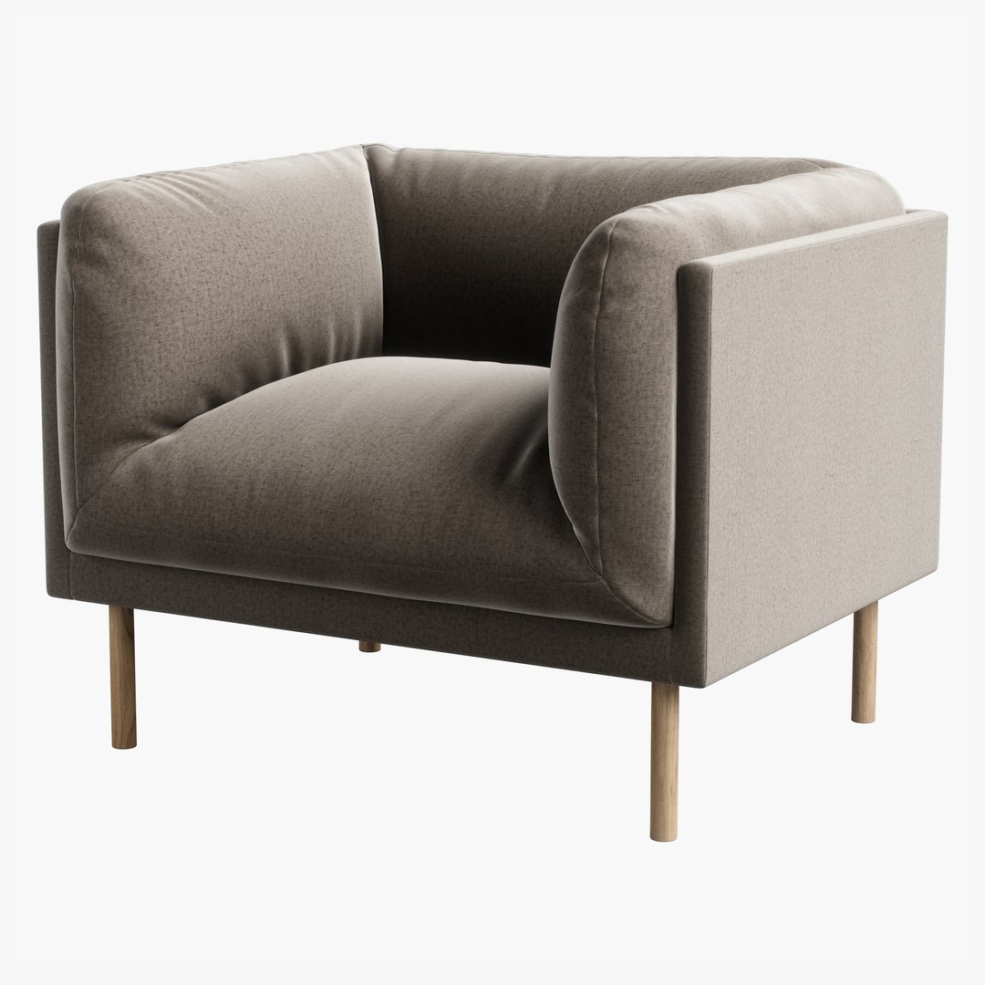 3D Model Paste Armchair - TurboSquid 2174819