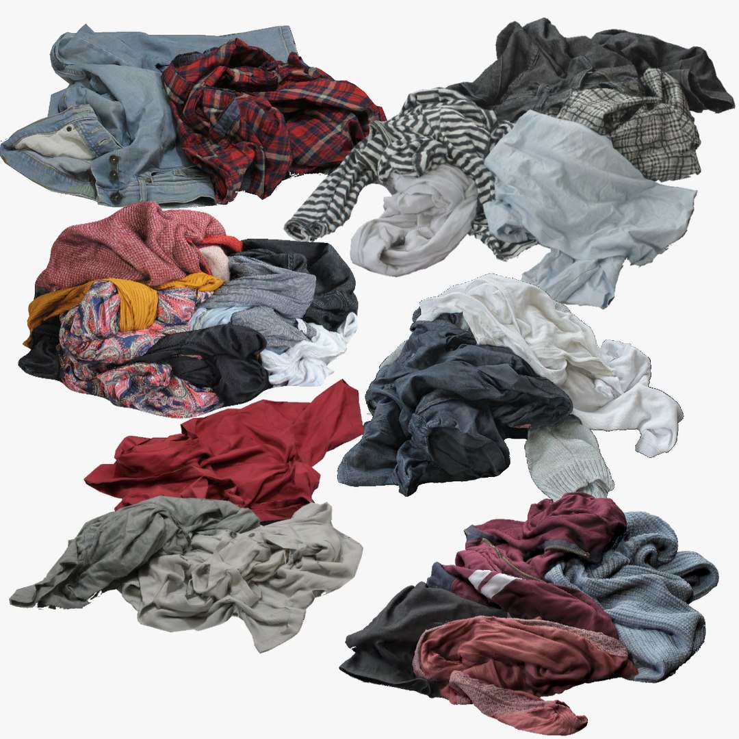 3D Clothes Pile Collection - TurboSquid 1847224