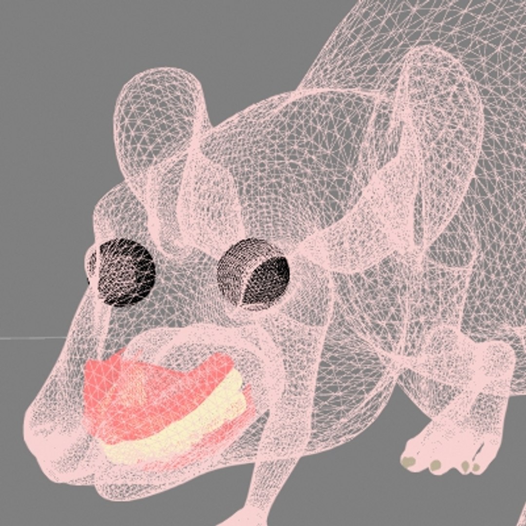 3d Talking Rat