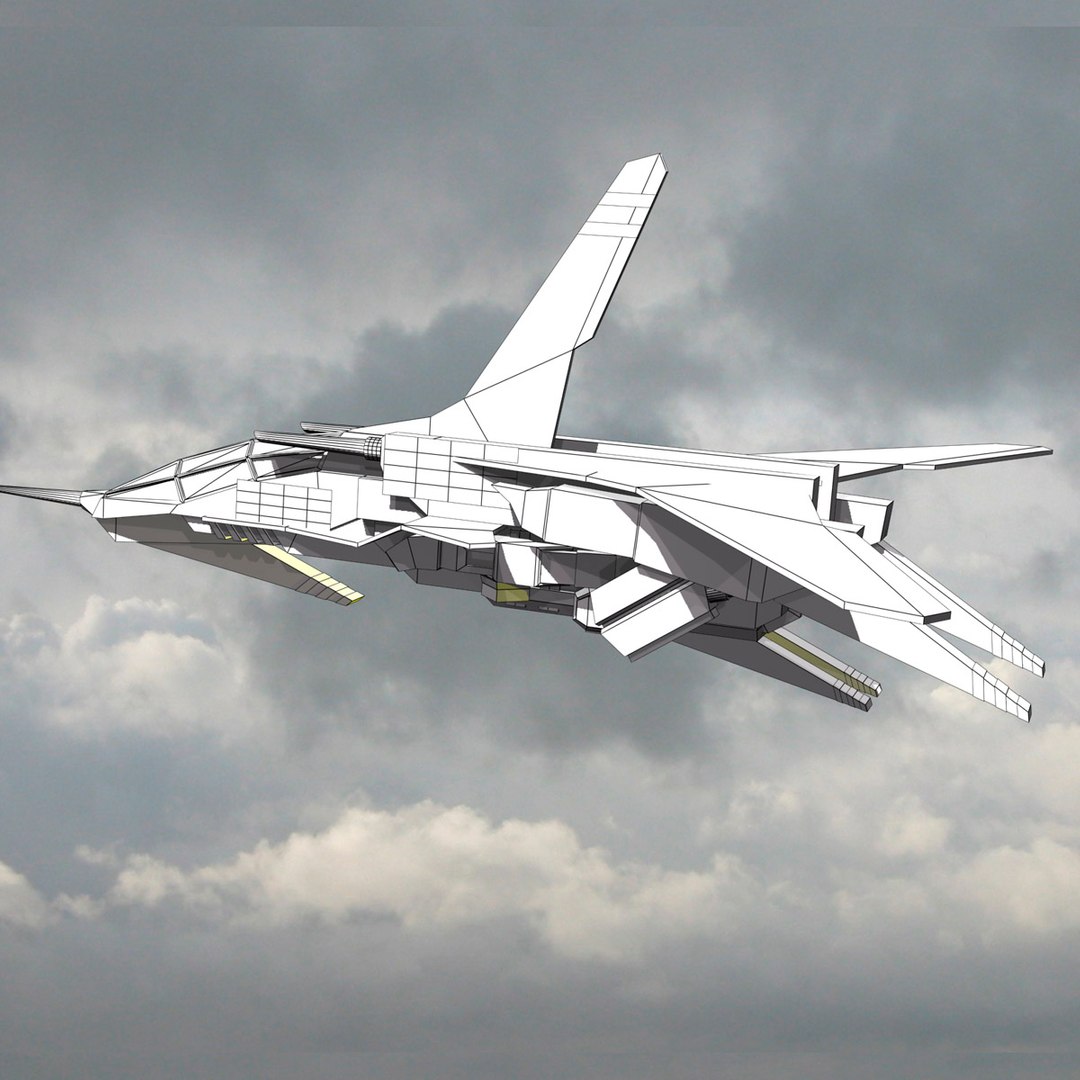 spaceship nau 3d max