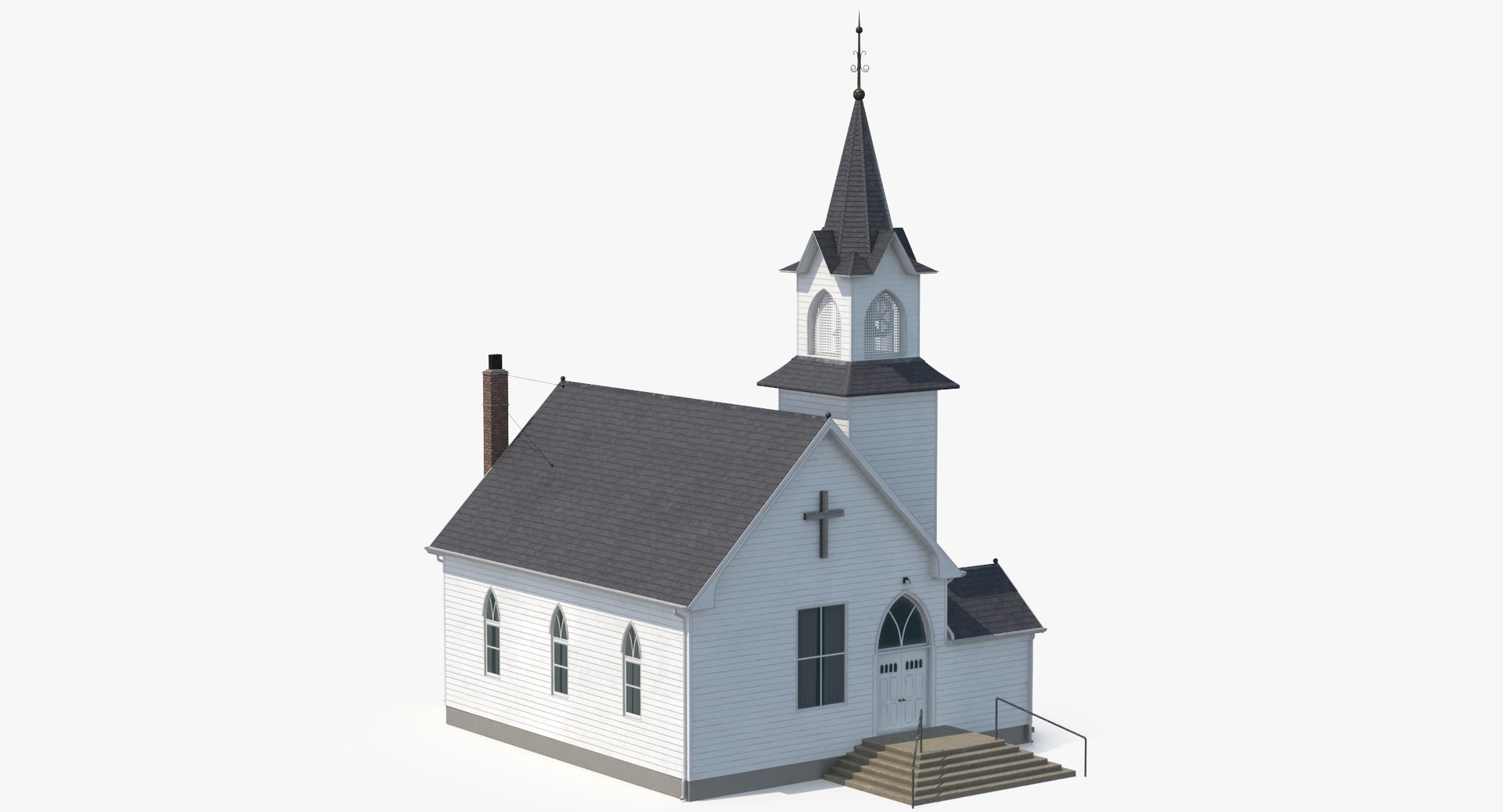 Chapel 3D Model - TurboSquid 1164081