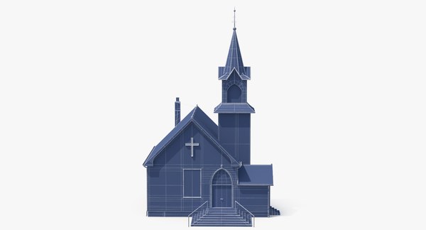 Chapel 3D model - TurboSquid 1164081
