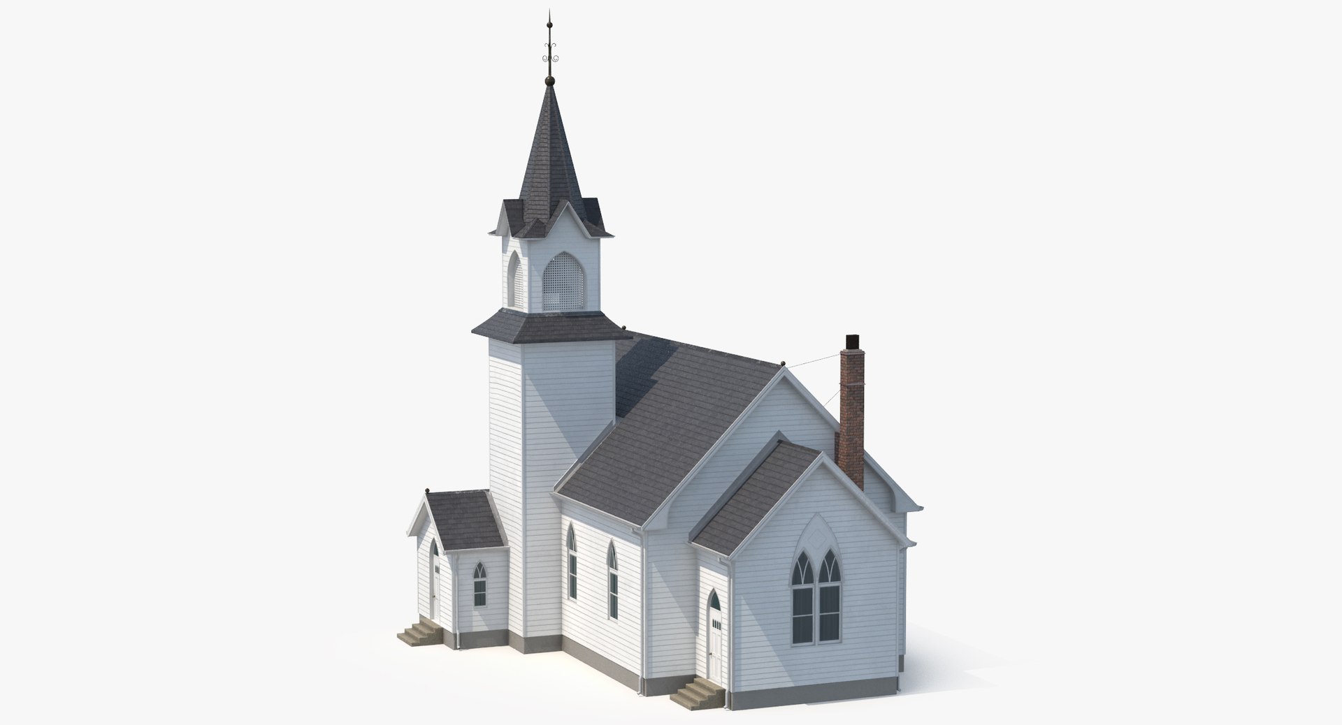 Chapel 3D Model - TurboSquid 1164081