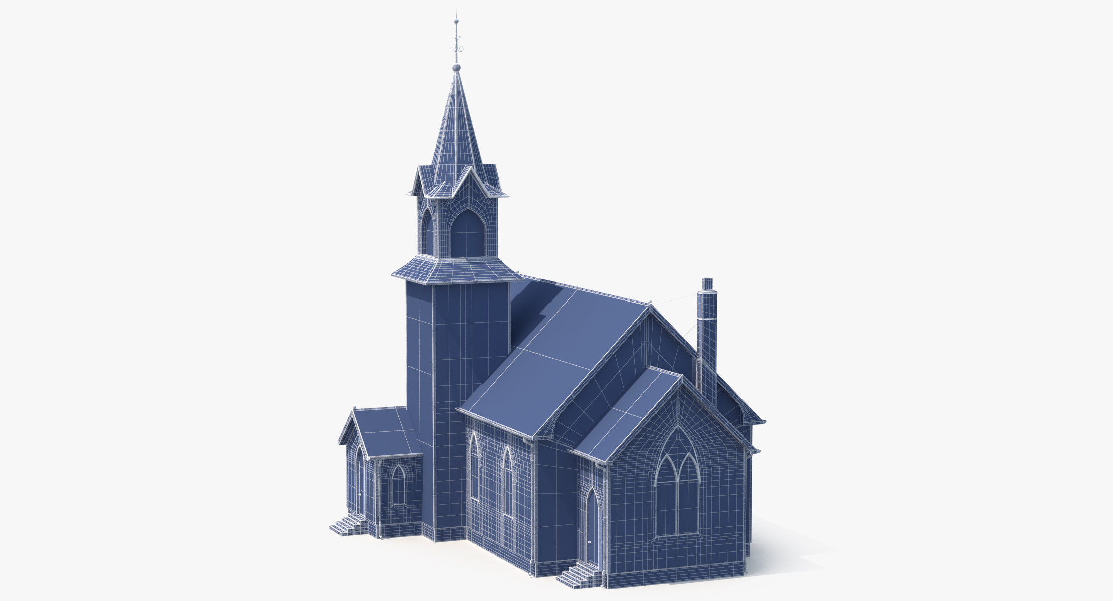 Chapel 3D model - TurboSquid 1164081
