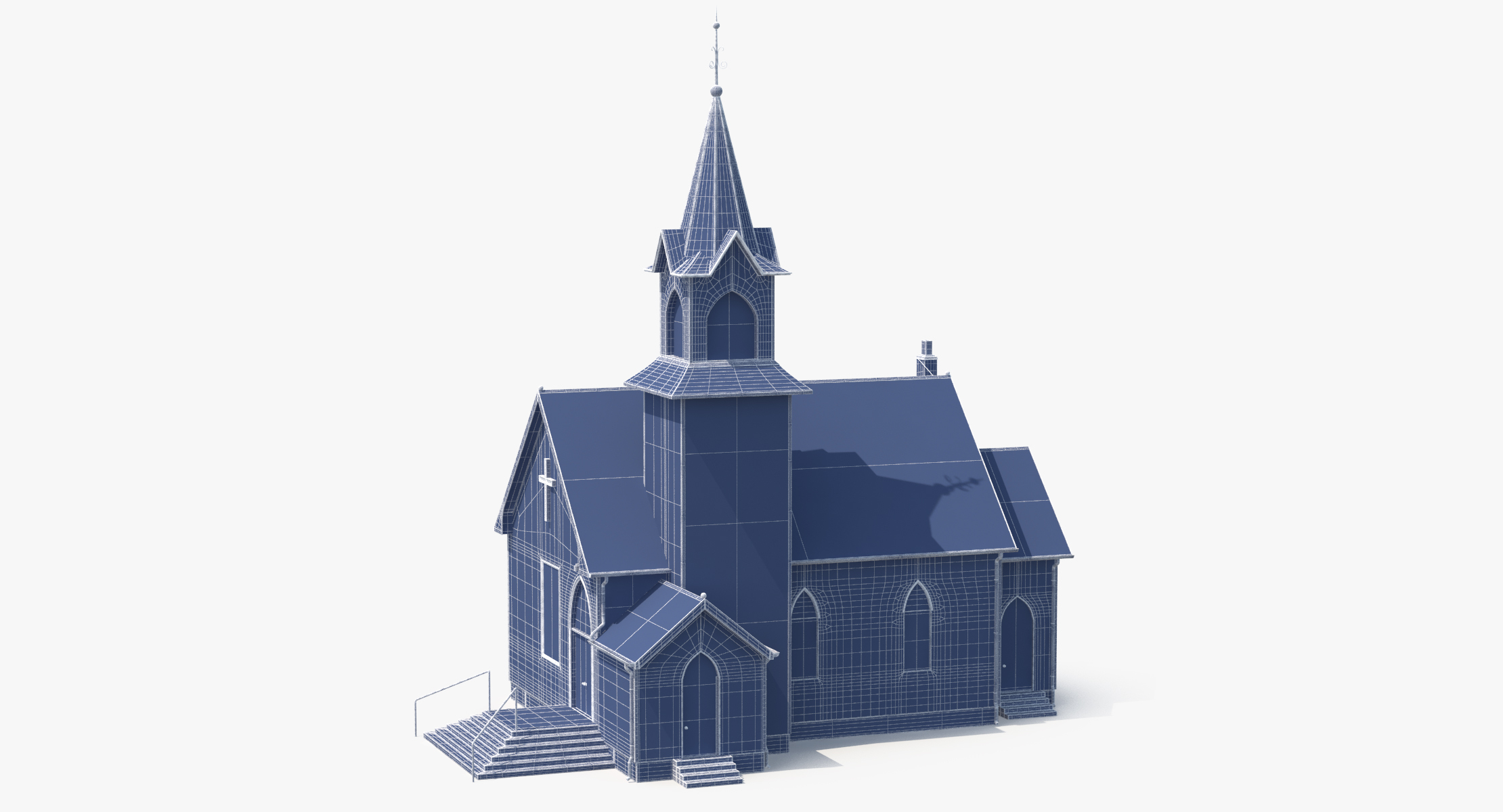 Chapel 3D model - TurboSquid 1164081