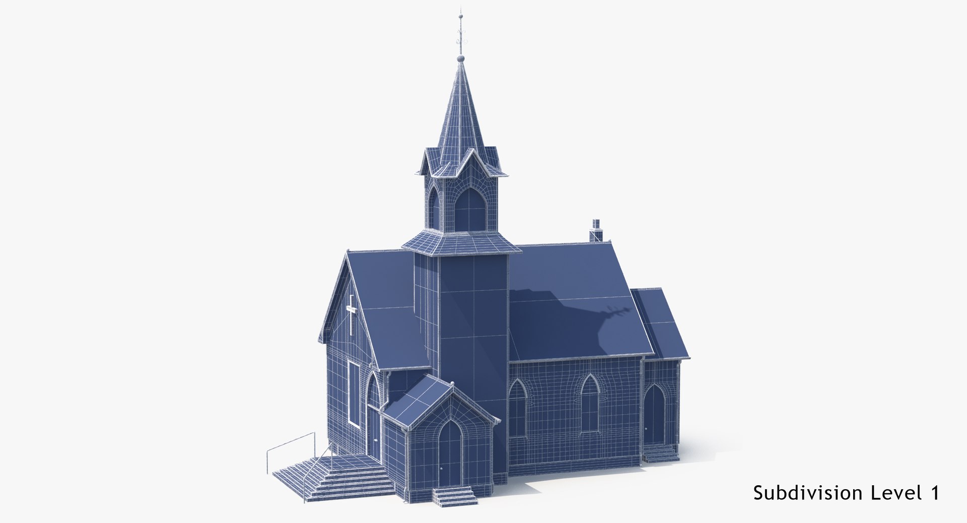 Chapel 3D Model - TurboSquid 1164081