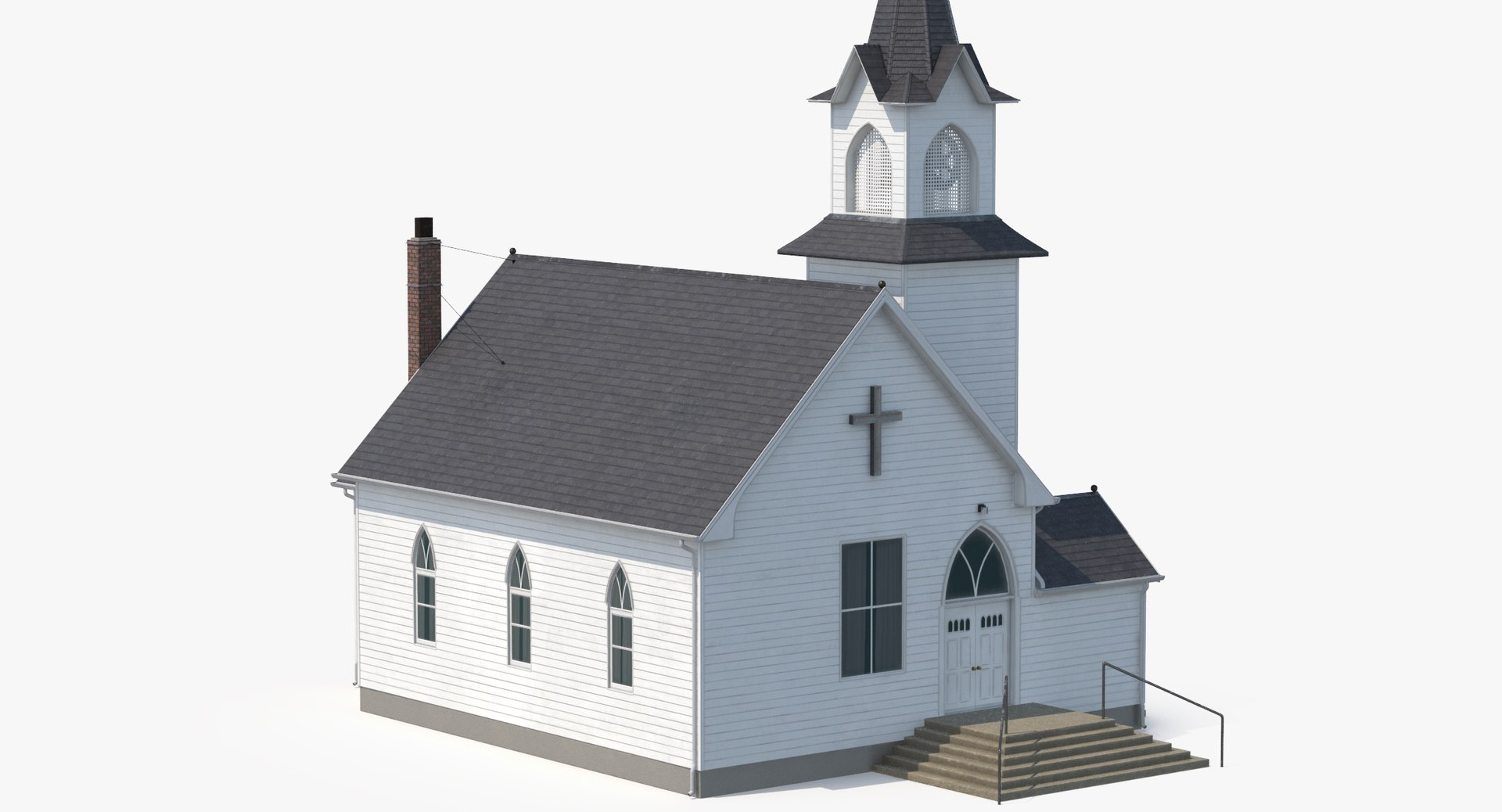 Chapel 3D Model - TurboSquid 1164081