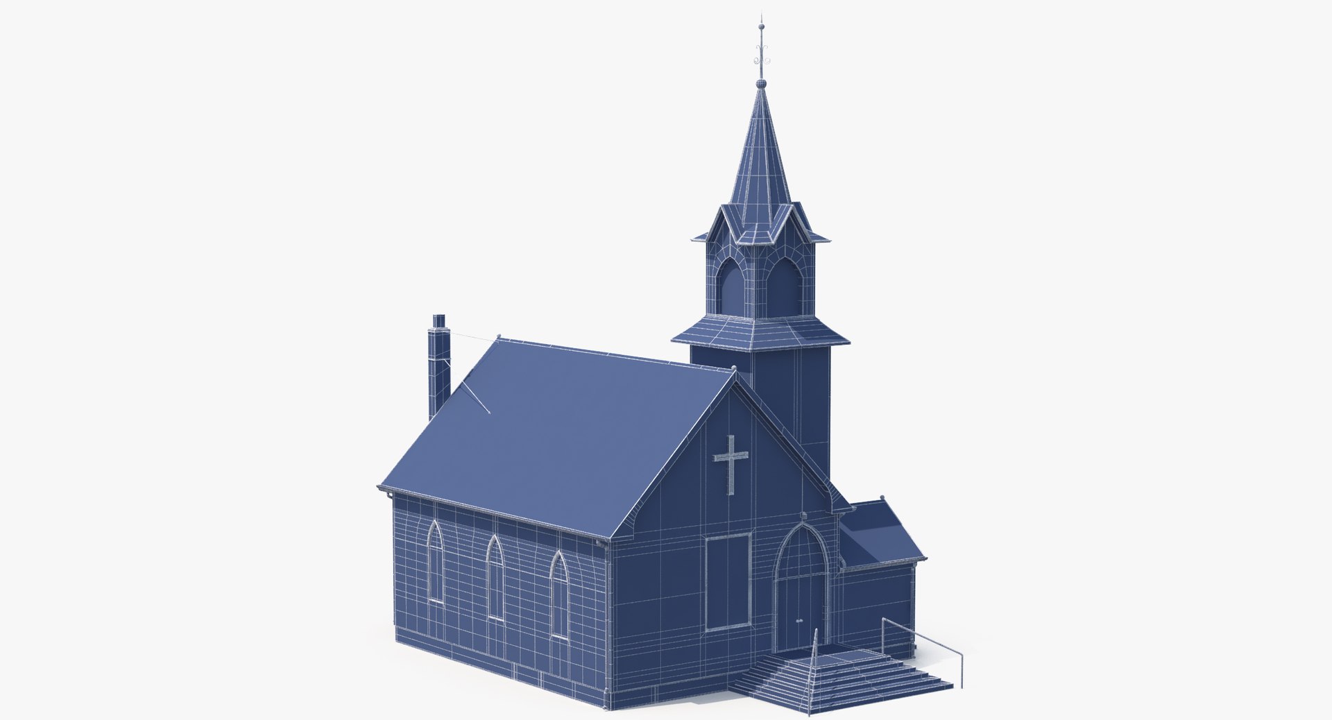 Chapel 3D Model - TurboSquid 1164081