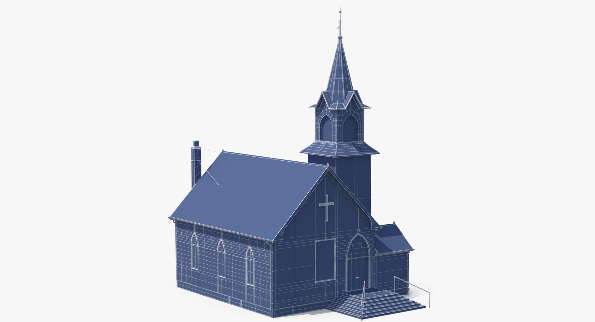 Chapel 3D model - TurboSquid 1164081