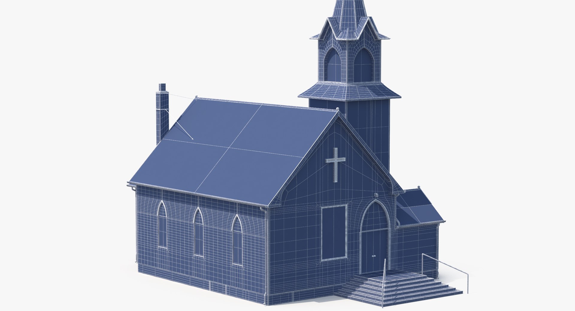 Chapel 3D Model - TurboSquid 1164081
