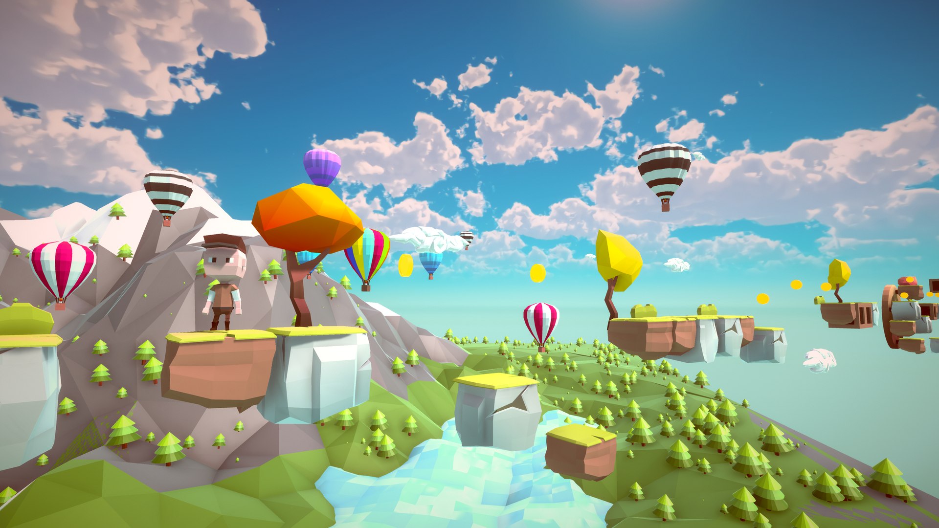 3D Platformer Game Kit - Low Poly 3D Model - TurboSquid 1953179