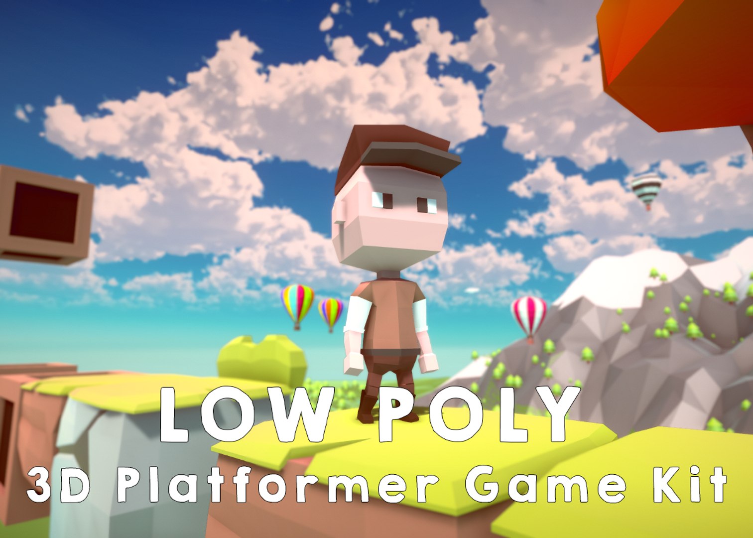 3D Platformer Game Kit - Low Poly 3D Model - TurboSquid 1953179