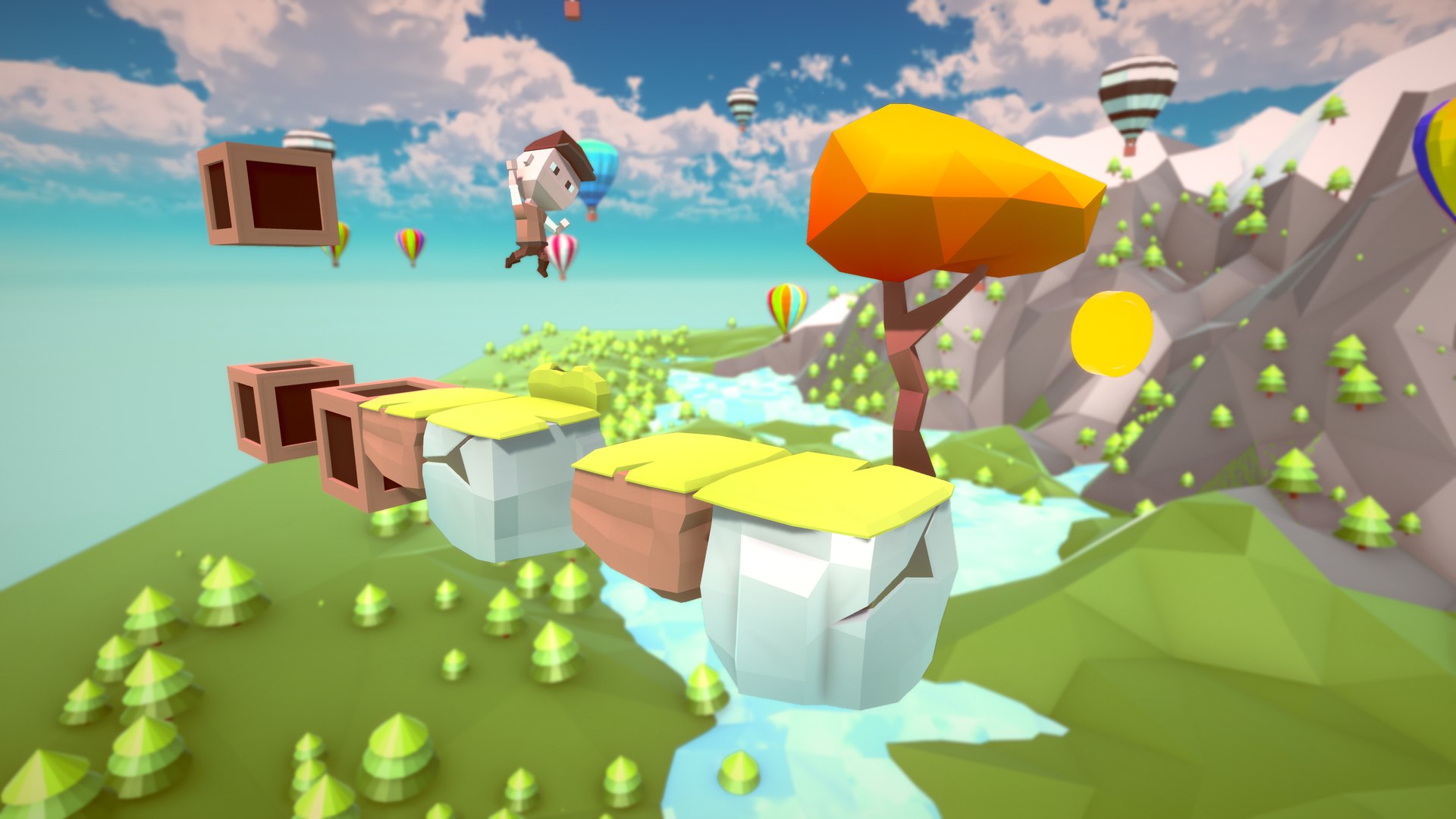 3D Platformer Game Kit - Low Poly 3D Model - TurboSquid 1953179