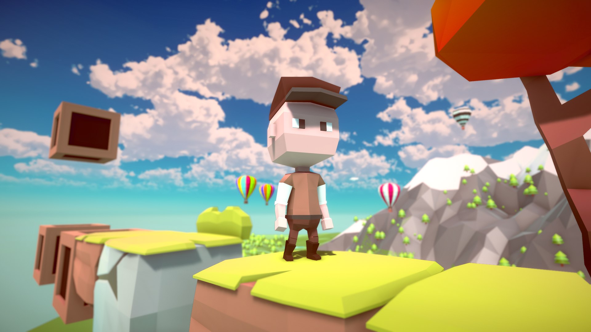 3D Platformer Game Kit - Low Poly 3D Model - TurboSquid 1953179