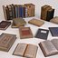 Old Books Mega 330 3d Model