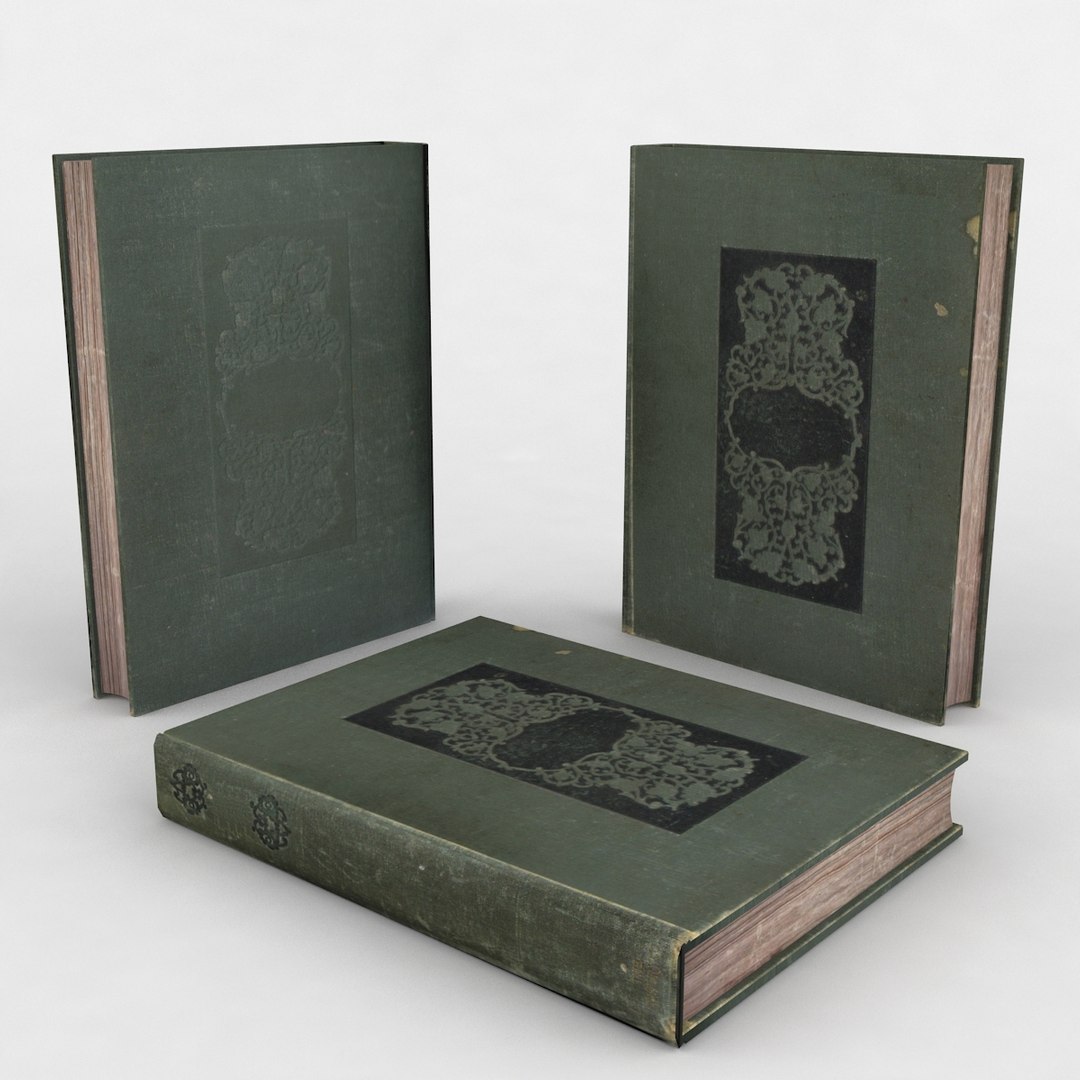 Old Books Mega 330 3d Model