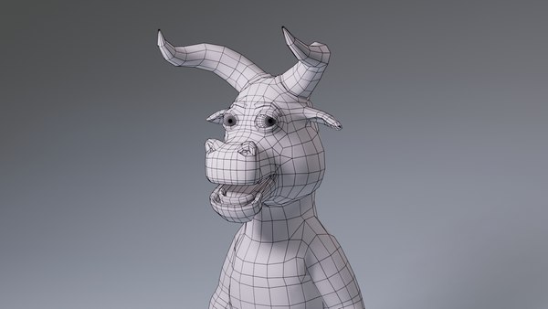 modelo 3d Toro humanoide toon - TurboSquid 1774531