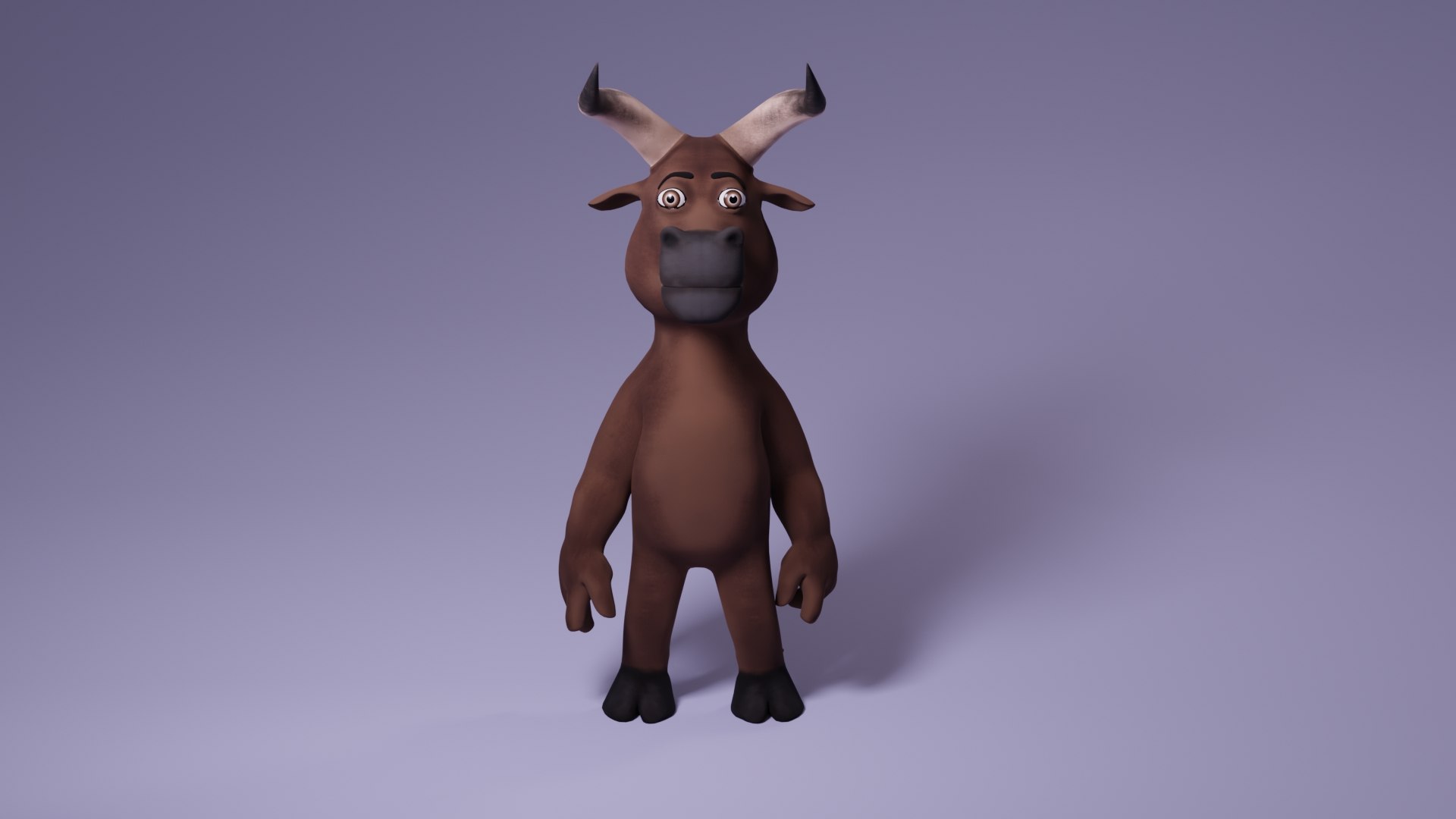 3D Toon Humanoid Bull - TurboSquid 1774531