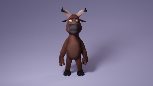 modelo 3d Toro humanoide toon - TurboSquid 1774531