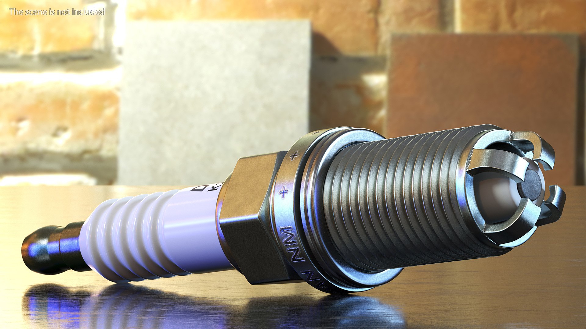 Spark Plug 4 Electrode model - TurboSquid 2145677