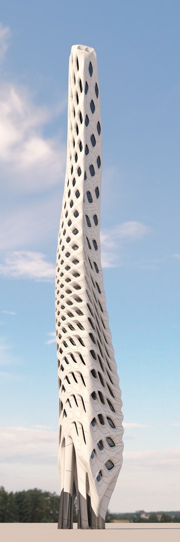 High-rise Organized Cluster 3D - TurboSquid 1460366
