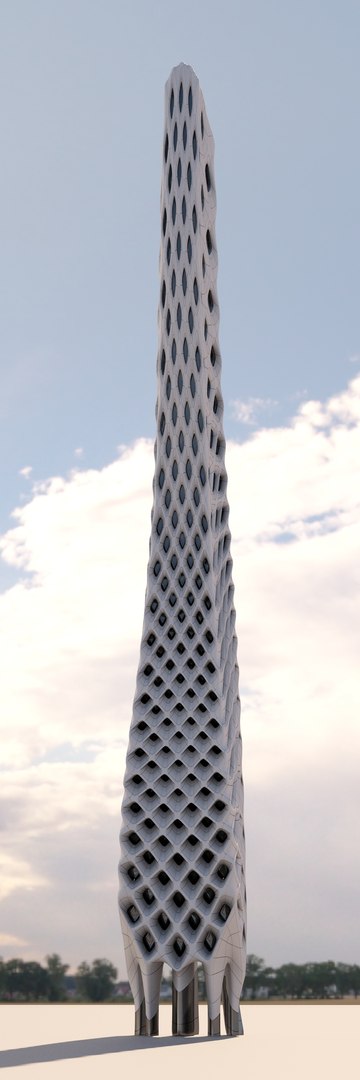 High-rise Organized Cluster 3D - TurboSquid 1460366