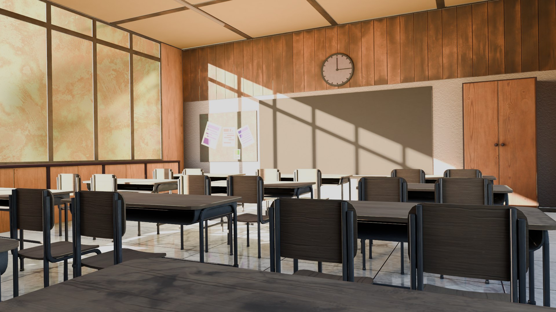 VR Classroom 3D model - TurboSquid 2159041