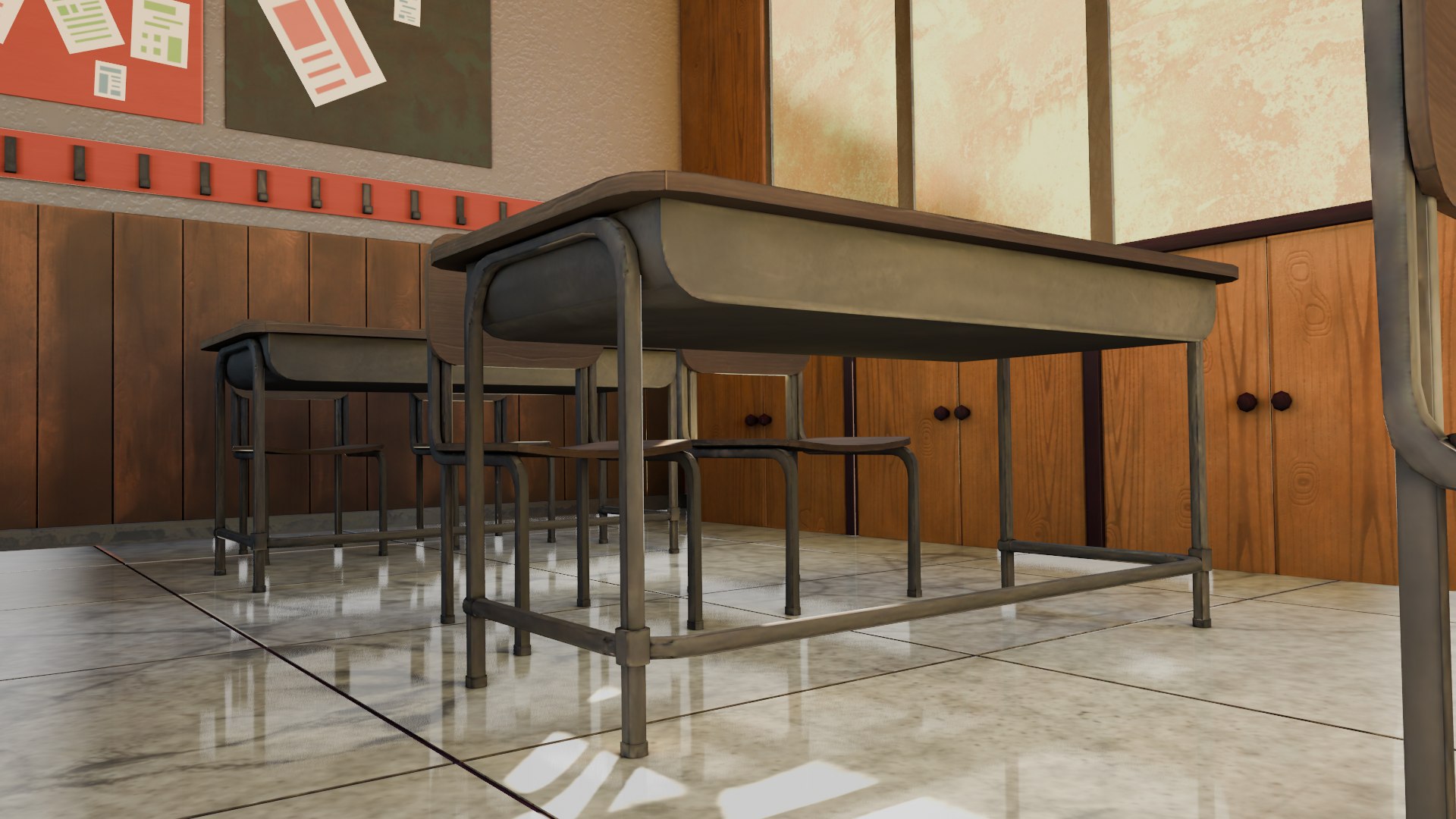 VR Classroom 3D model - TurboSquid 2159041