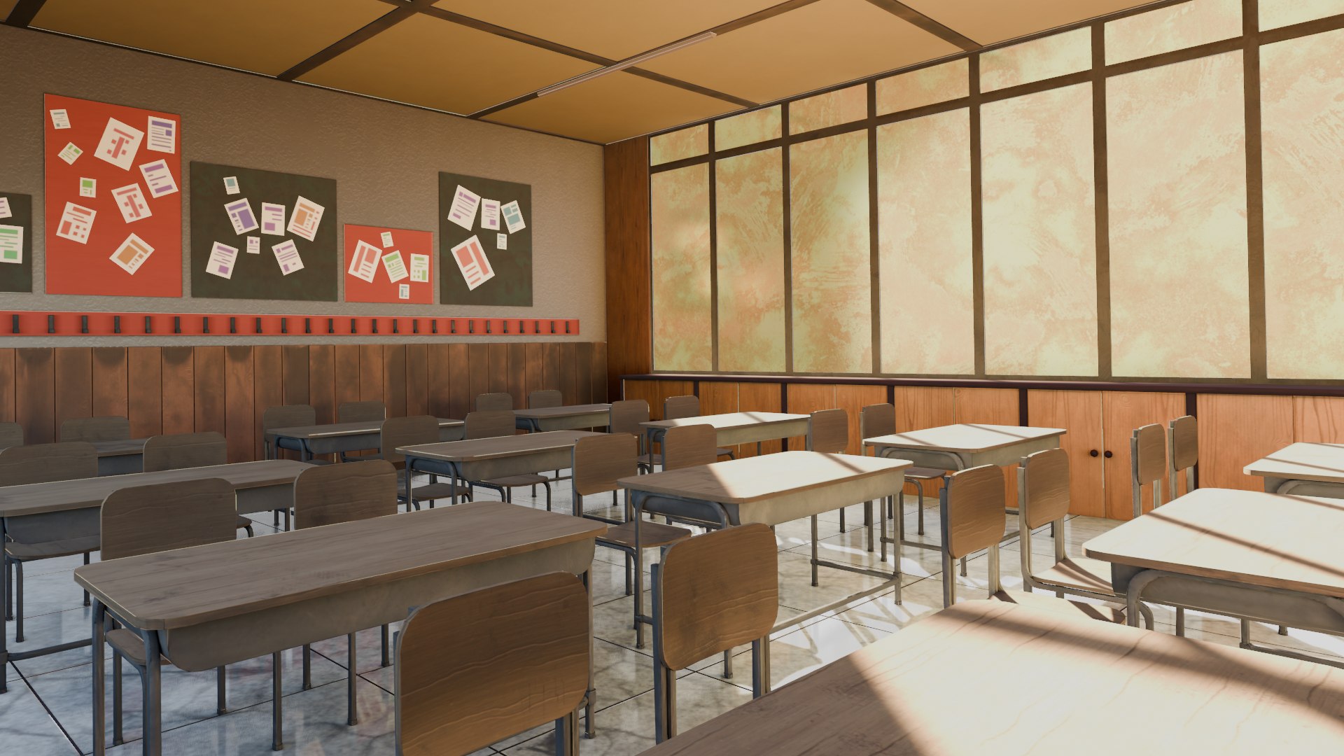 VR Classroom 3D model - TurboSquid 2159041