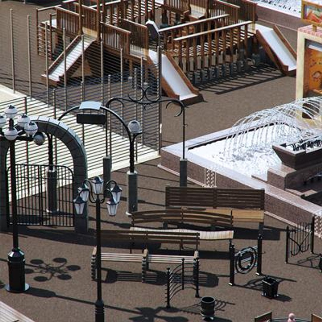 3d Model Park 1 2