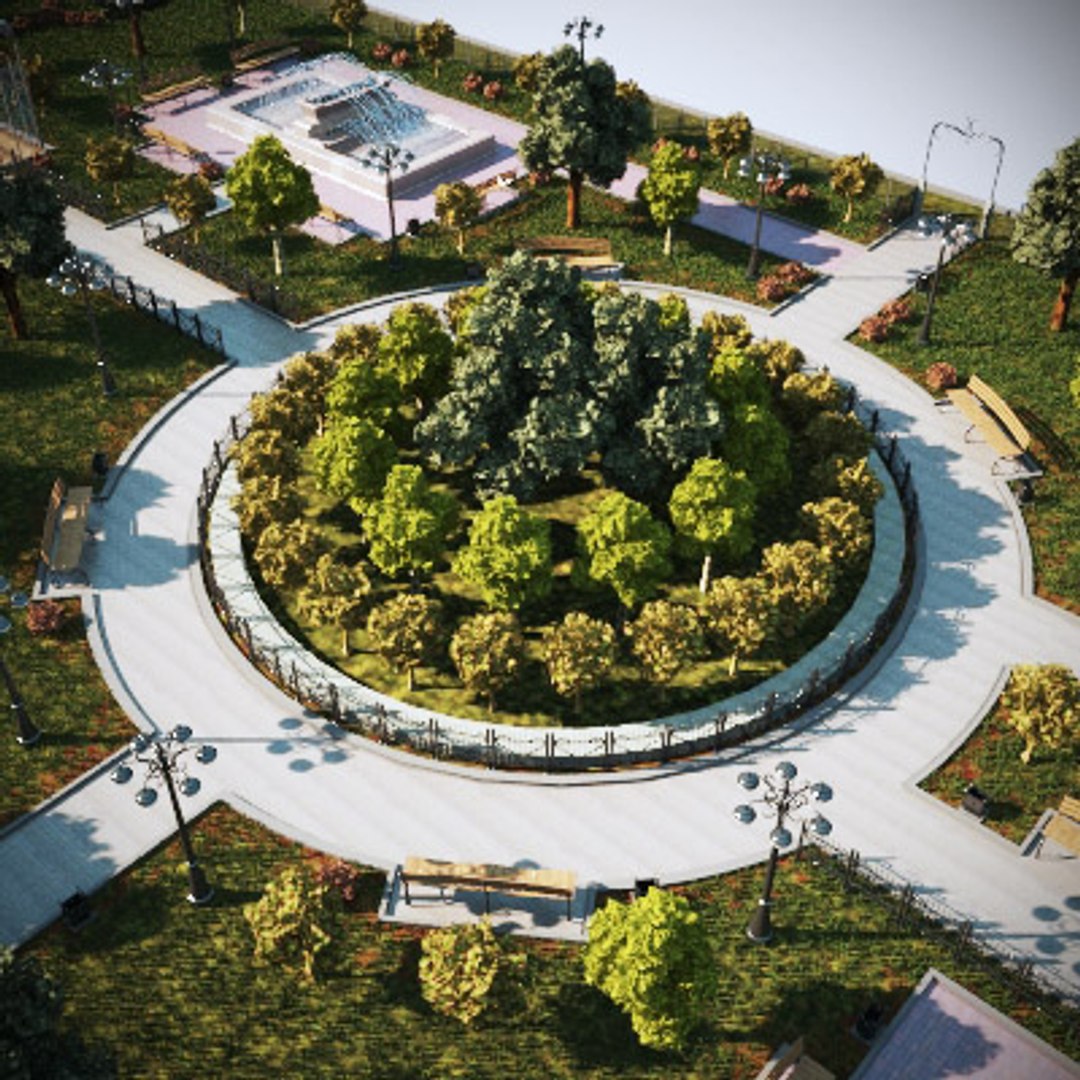 3d Model Park 1 2