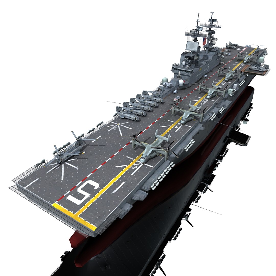 Uss Bataan Lhd-5 3d 3ds